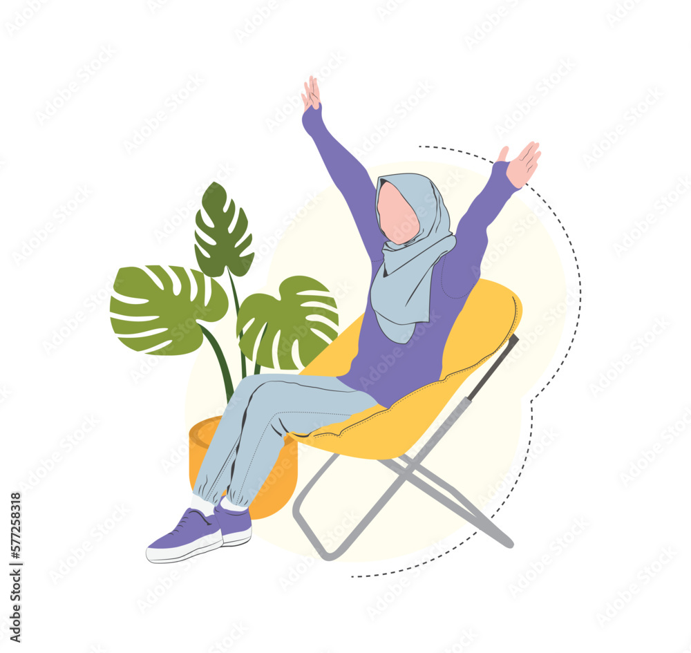 Flat vector illustration cartoon character of success Stock Vector ...