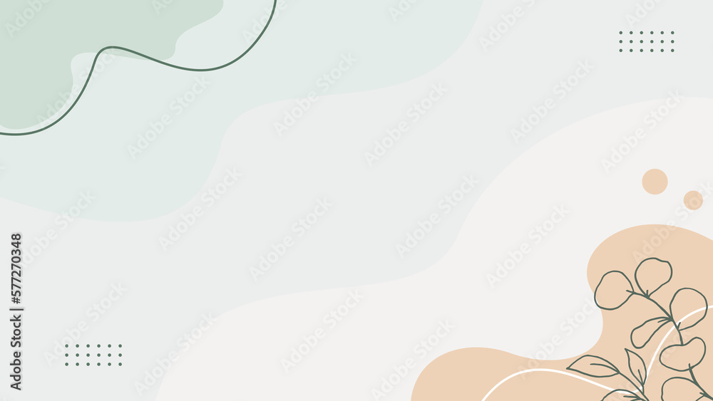 simple aesthetic floral background pastel color Stock Vector | Adobe Stock