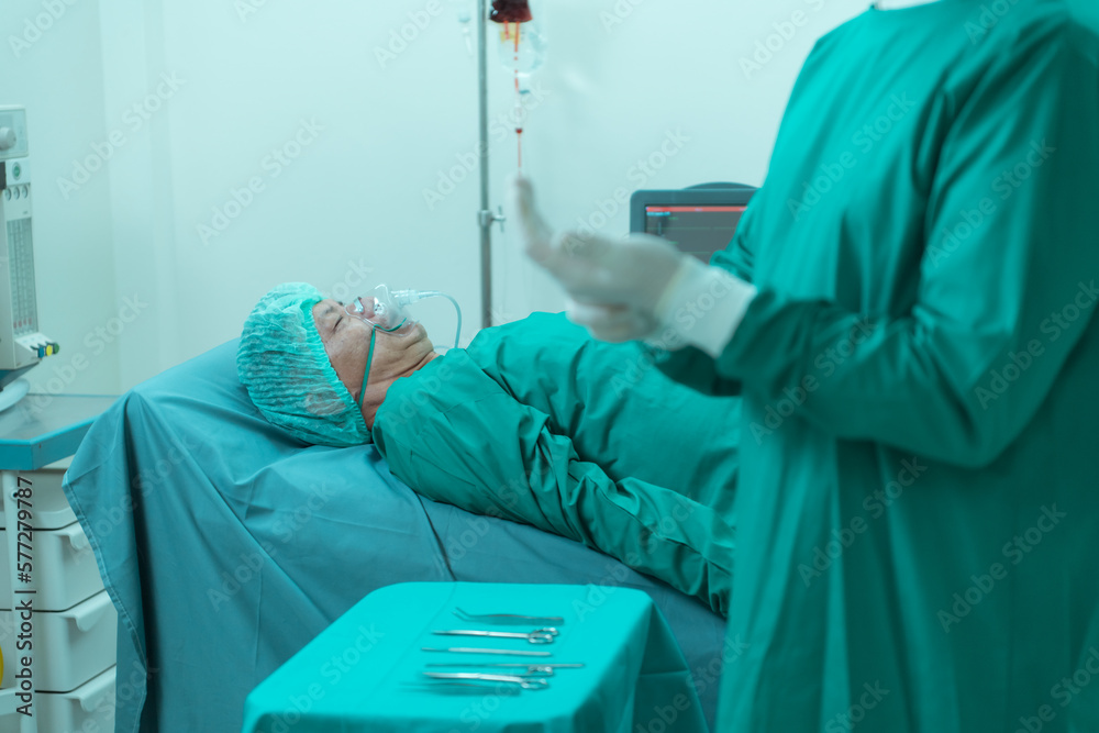 Patients who have undergone heart surgery being under anesthesia when ...