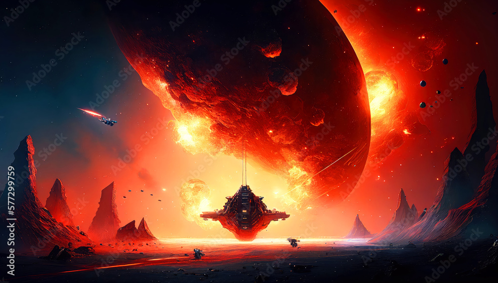 Laser-Fueled Battle Amongst the Stars: Intergalactic Spaceships Clash ...