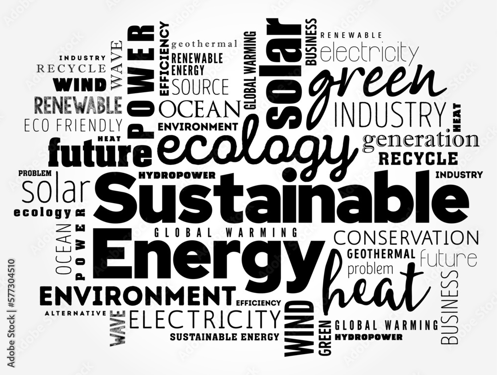 Sustainable Energy - such as wind and solar energy, creates zero carbon ...