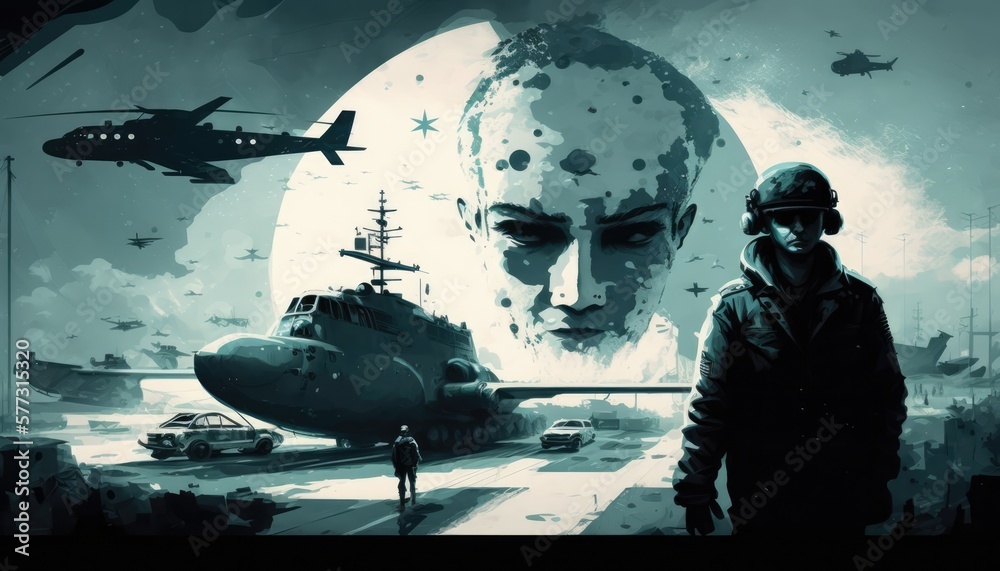 Chilling Cold War Concept Background - Perfect for History-themed ...
