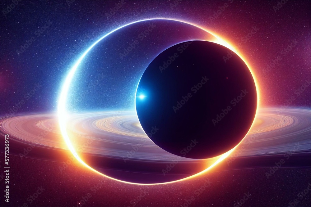 VR 12K 360 degree space background with Planet Saturn 12K ...