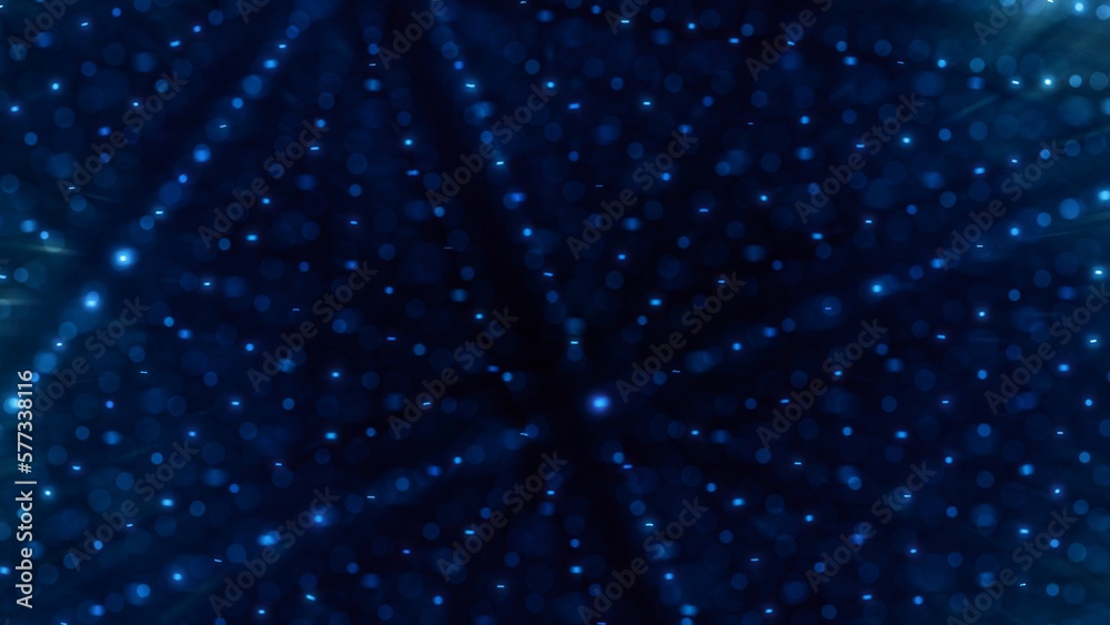 Abstract Blue Digital Dot Cyber Data Grid Pattern Network Array ...