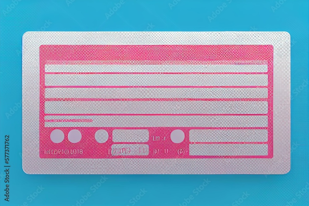 Here is a generic, mock federal medical insurance card isolated on a ...