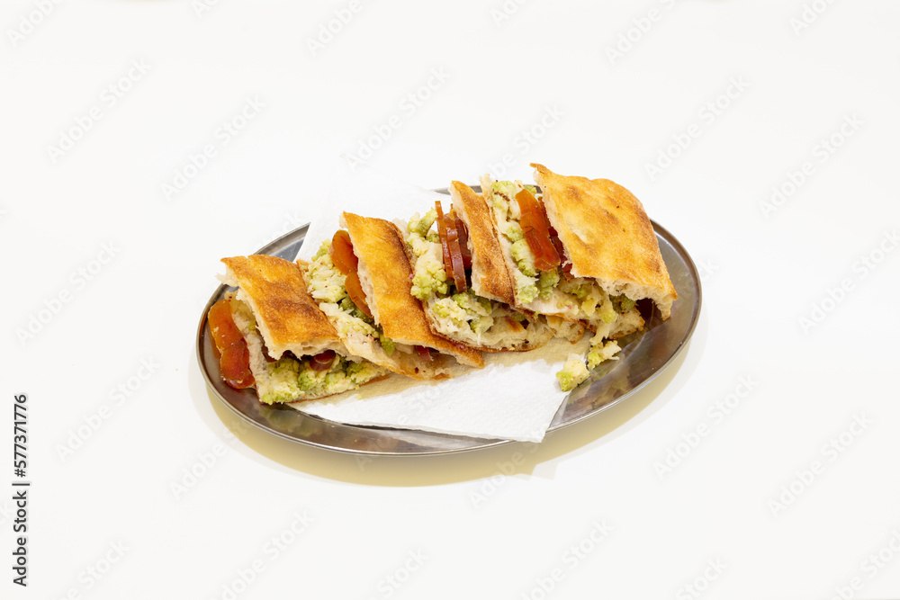 Bottarga, Broccoli, bar, pizza, pizza bianca, bianca, roma, tipico ...