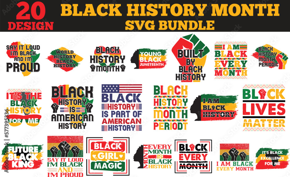 Vetor de svg, celebrate black history png, african american black ...