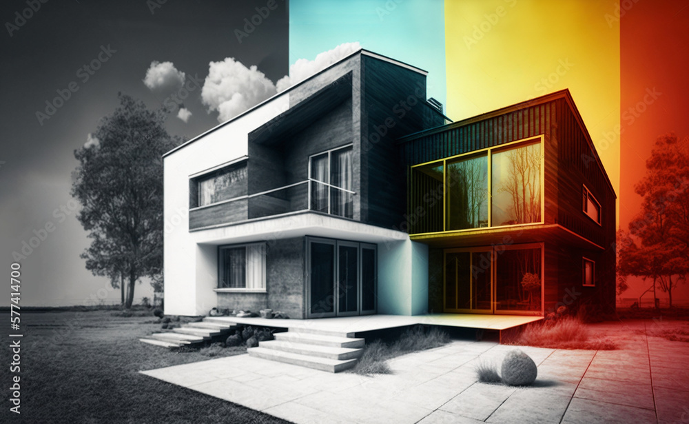 House project implementation from sketch to residential building ...