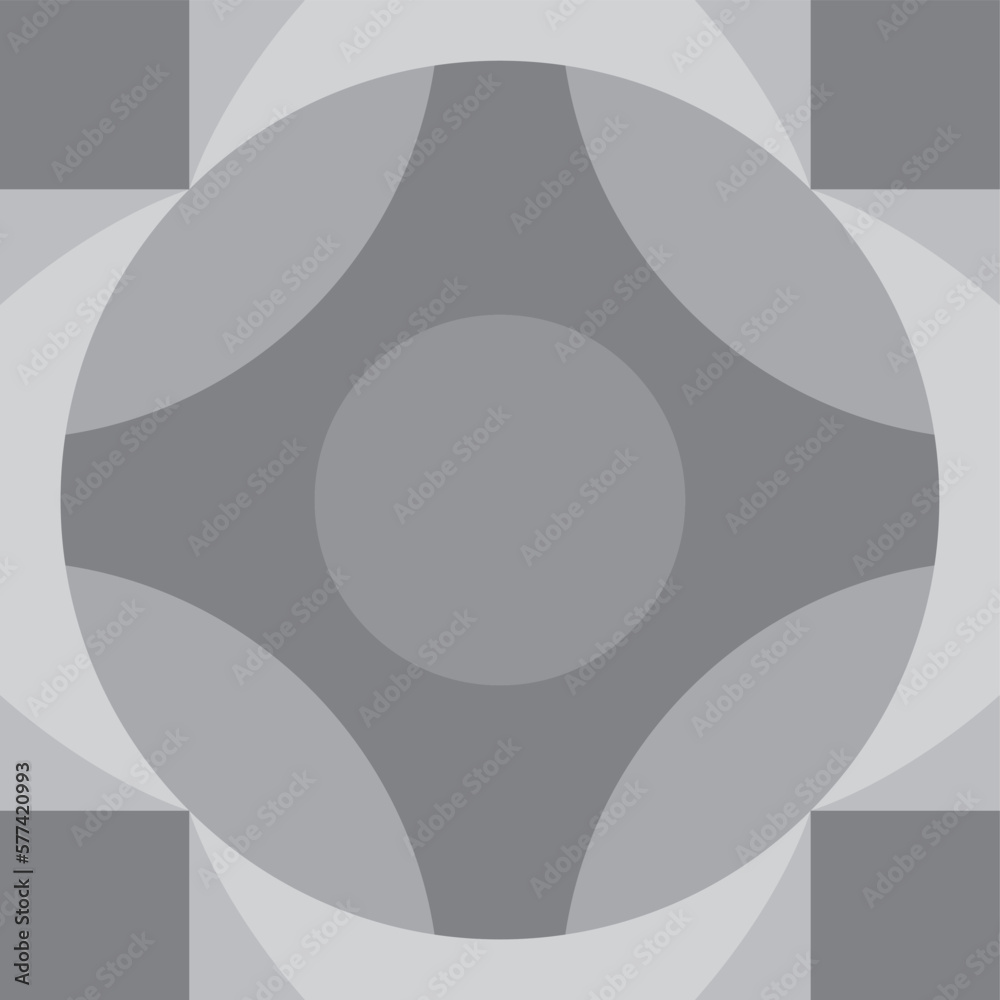 Round shapes of halftone point endless wallpaper ornament. Tileable ...