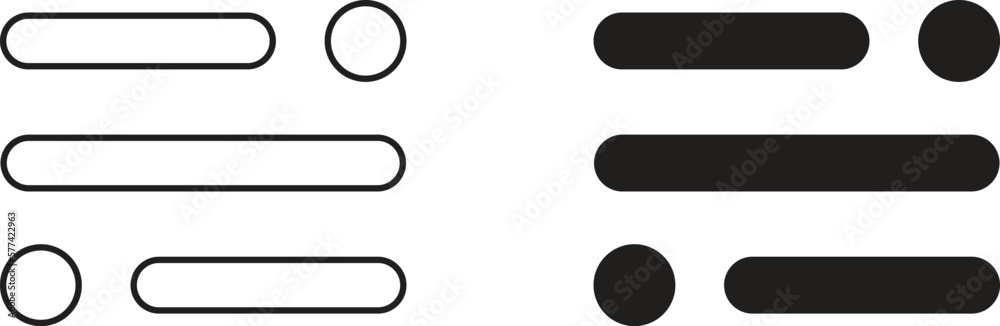 Three Line Menu Icon