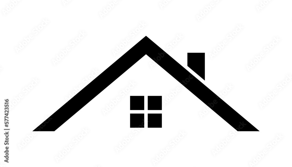 House roof logo Stock Vector | Adobe Stock