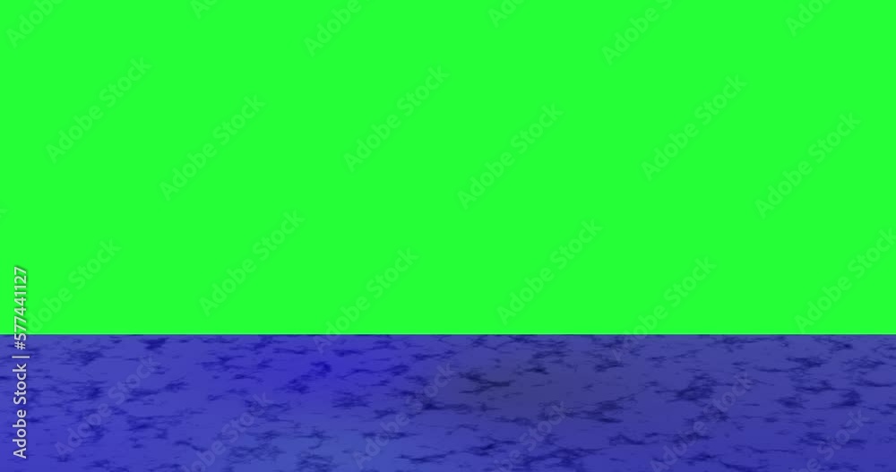 Cartoon Water Wave Transition and Dynamic Sea Wave with Green Screen ...