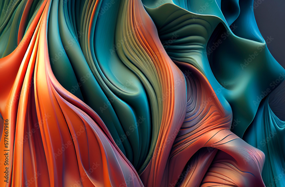Generative AI illustration of Abstract backgrounds of different colors ...