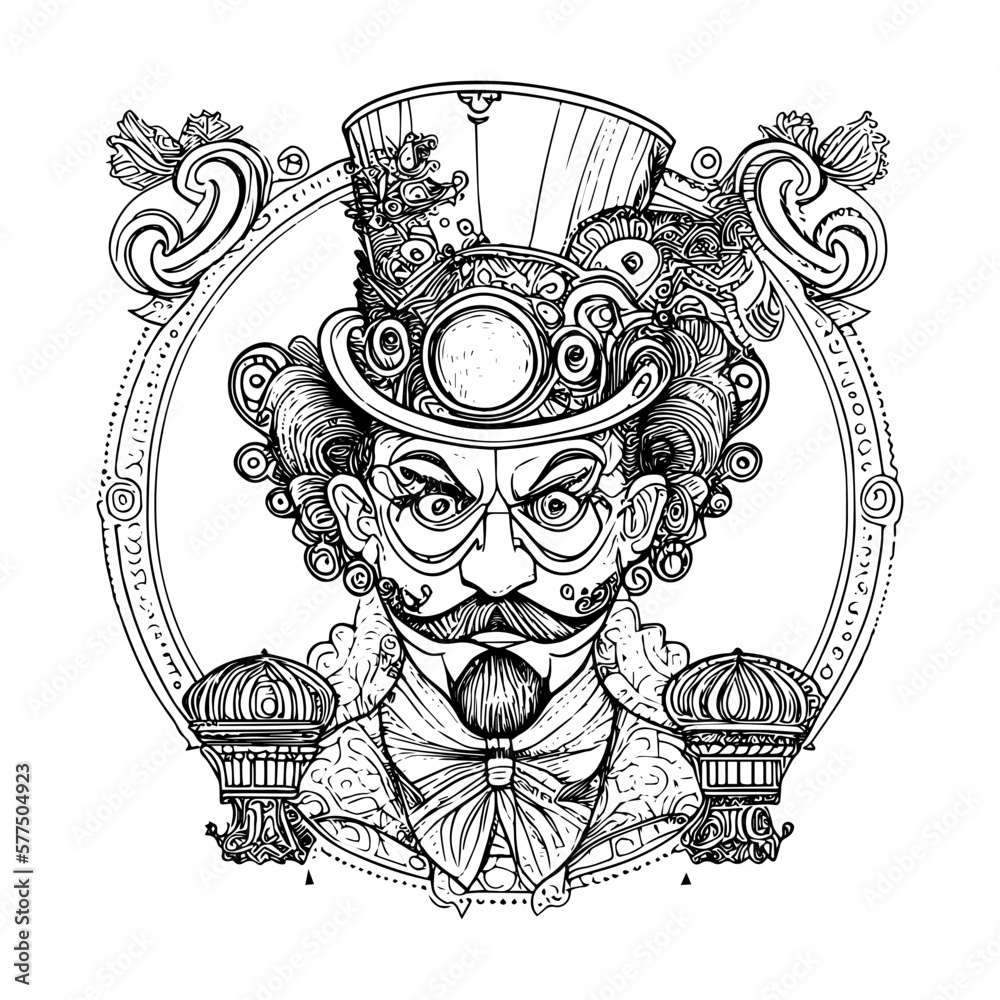 poignant and emotive depiction of a clown with a sorrowful expression ...