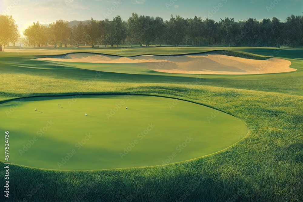 Golfclub competition poster. Template for golf competition or ...