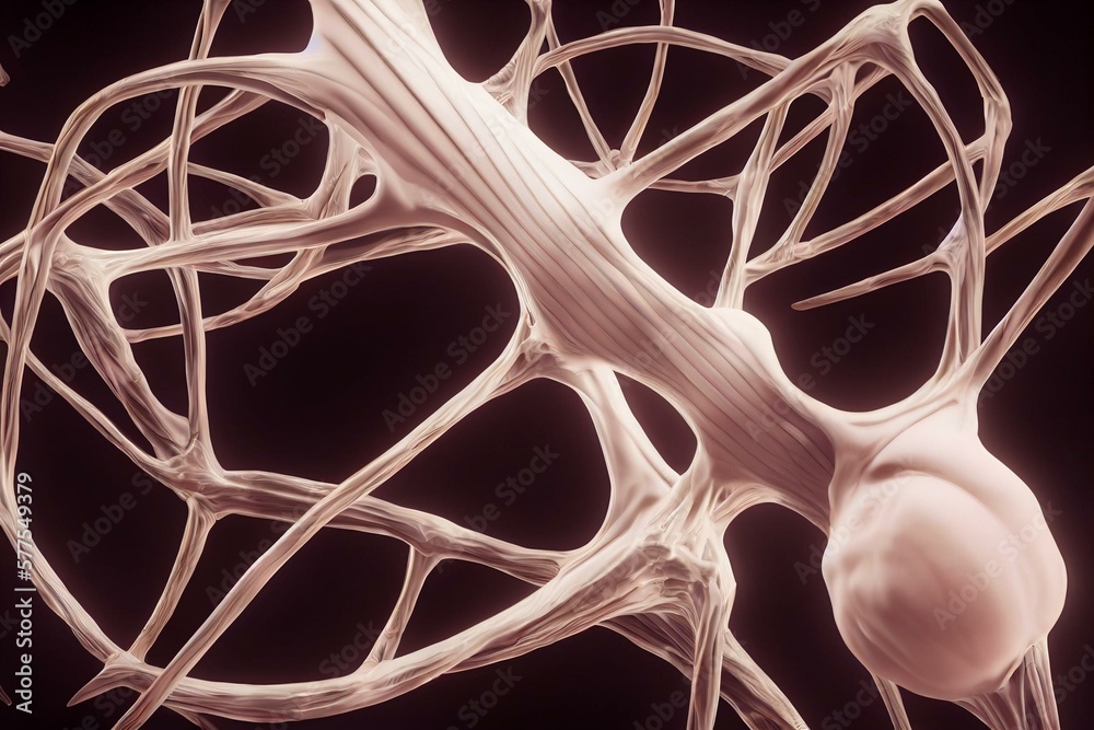 Muscle Type: Skeletal muscle - Cross section through a muscle with ...