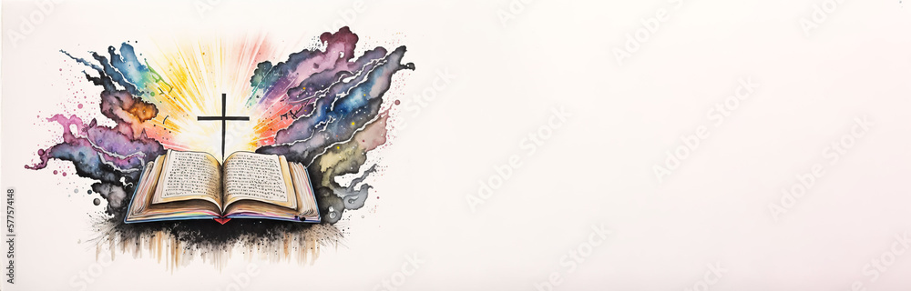 Spiritual illustration jesus cross christianity background art crucifix ...