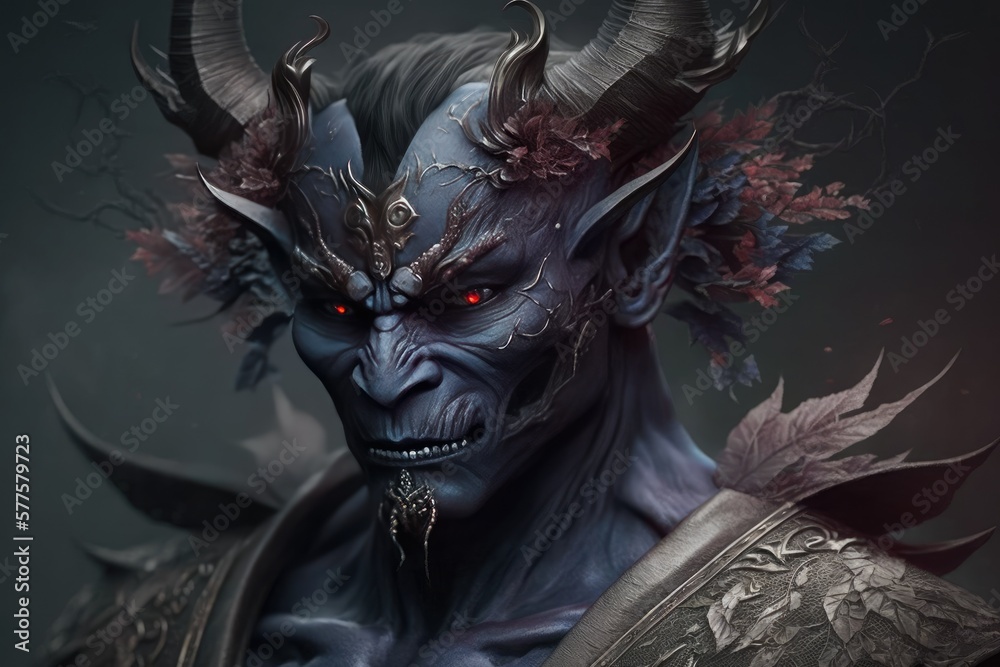 Reviving the Legend of the Oni A Digital Portrait of a Mystical ...