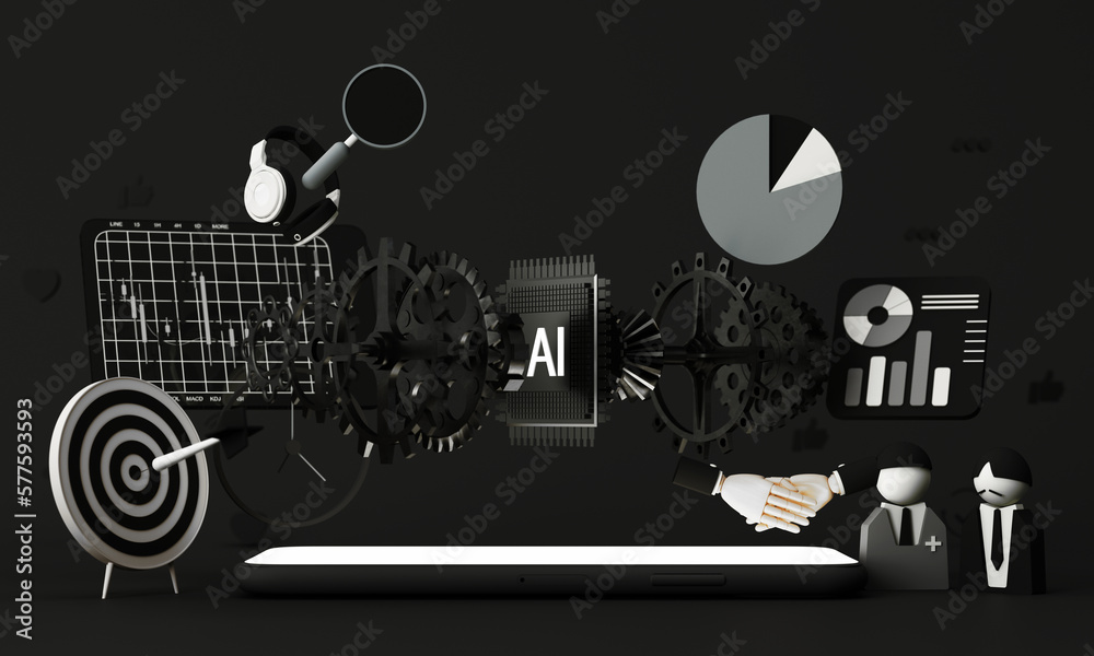 Artificial intelligence (AI) data mining, deep learning computer ...