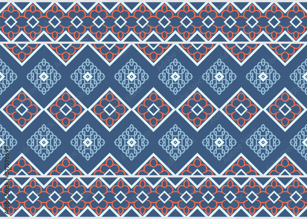 Ethnic pattern Philippine textile. traditional patterned old saree ...