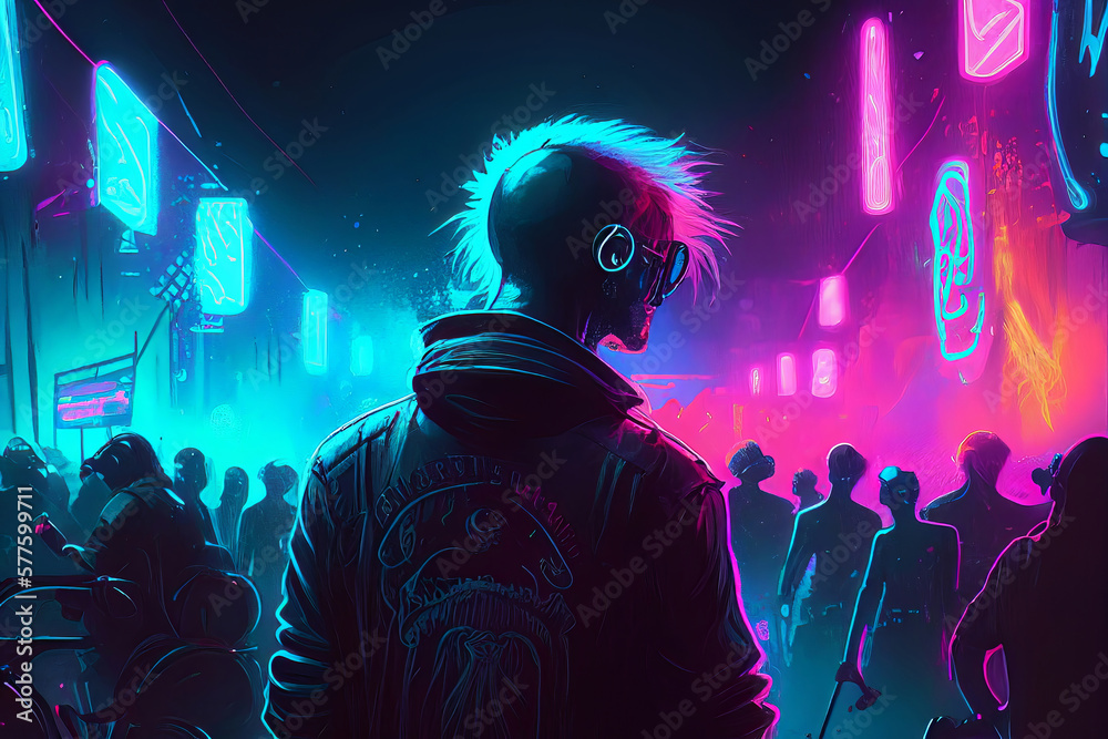 Neon Rave Party