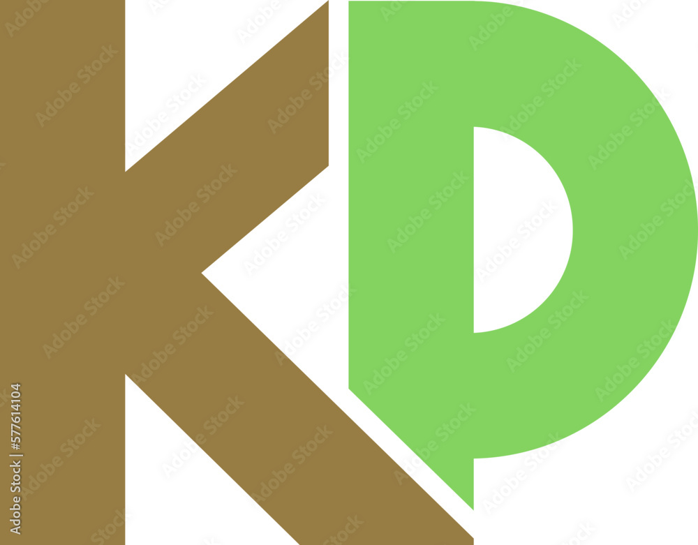 KP letter logo design icon, Letter KP on transparent background Stock ...