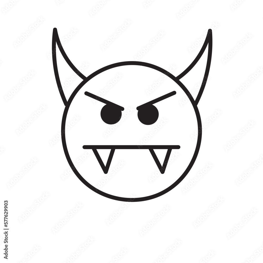 Emoji face icon set and Hand drawn sketch style. Doodle Emoji with ...