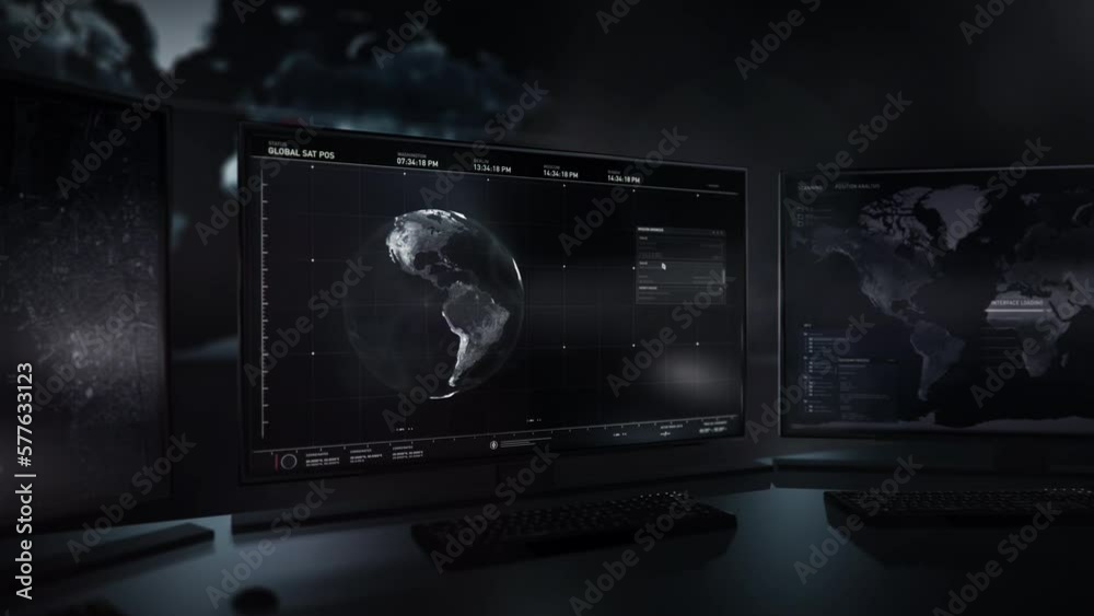 Spy Surveillance Scan Tech Using High Tech Satellite To Find Location ...