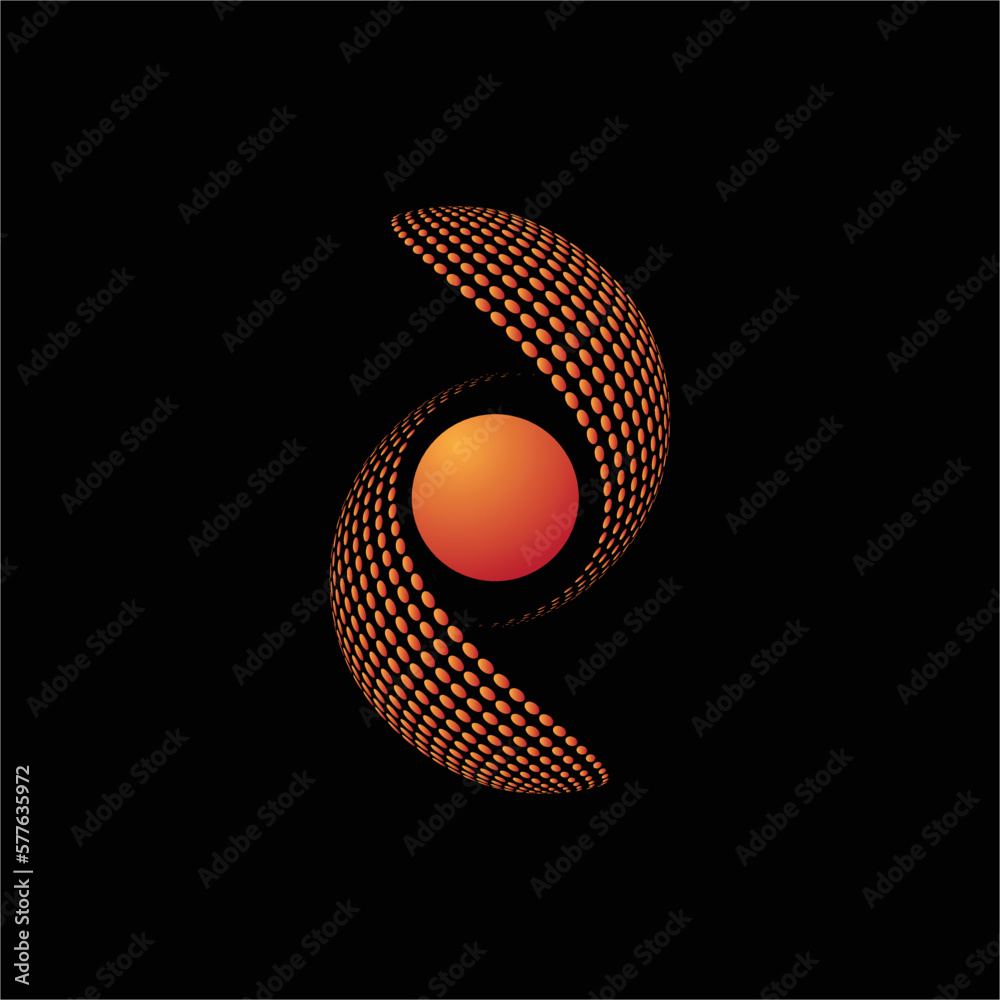 Futuristic Technology Logo with Simple Lines and Iconic Symbolism with ...