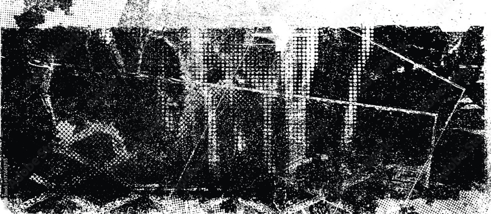 Grunge urban background. Vector. Textured banner . Futuristic digital ...