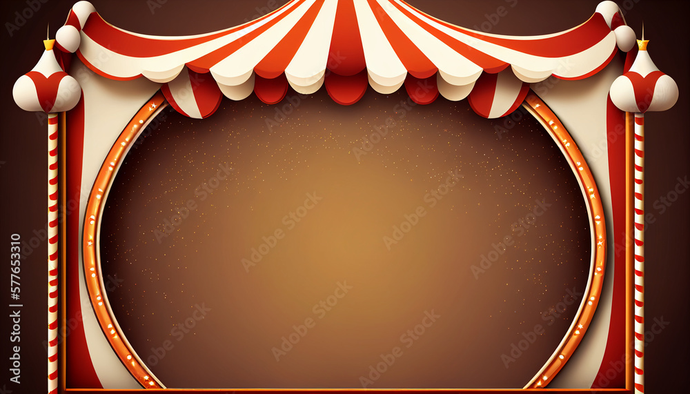 Circus frame background , circus tent background with copy space ...