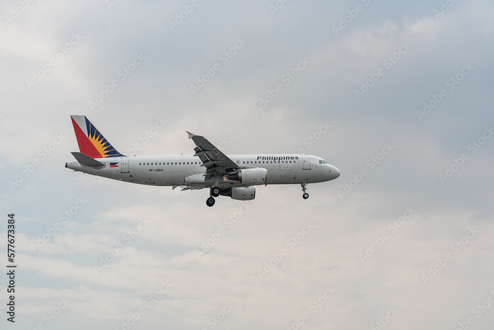Philippine Airlines Airbus A320 RP-C8614 Landing in Manila ...