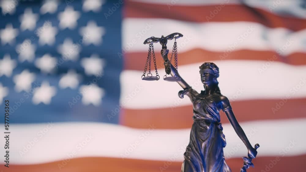 The Statue of Justice - lady justice, American justice system. Justitia ...