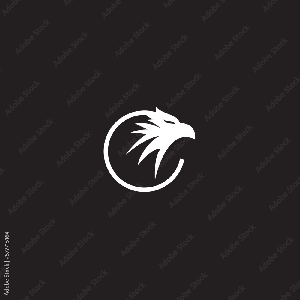 Vecteur Stock Eagle logo. The logo is made with an eagle with ...