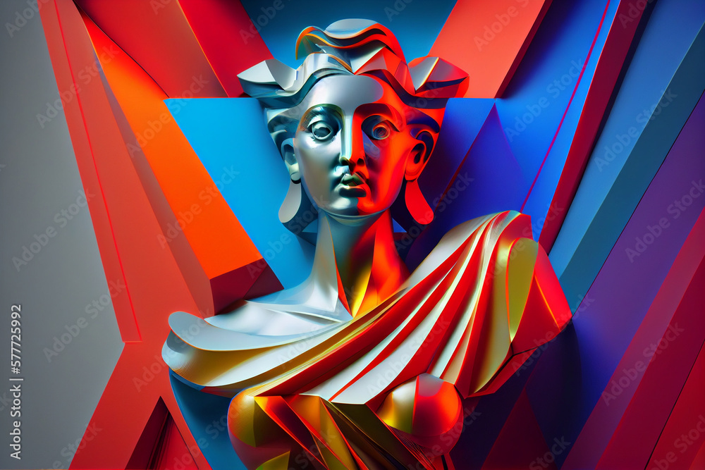 Beautiful abstract Olympian God Aphrodite background. Generative AI ...