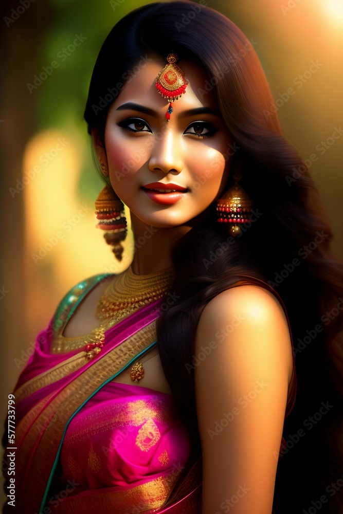 Beautiful Girl Face Eye Hair Portrait, Cute Natural Assets, Indian ...