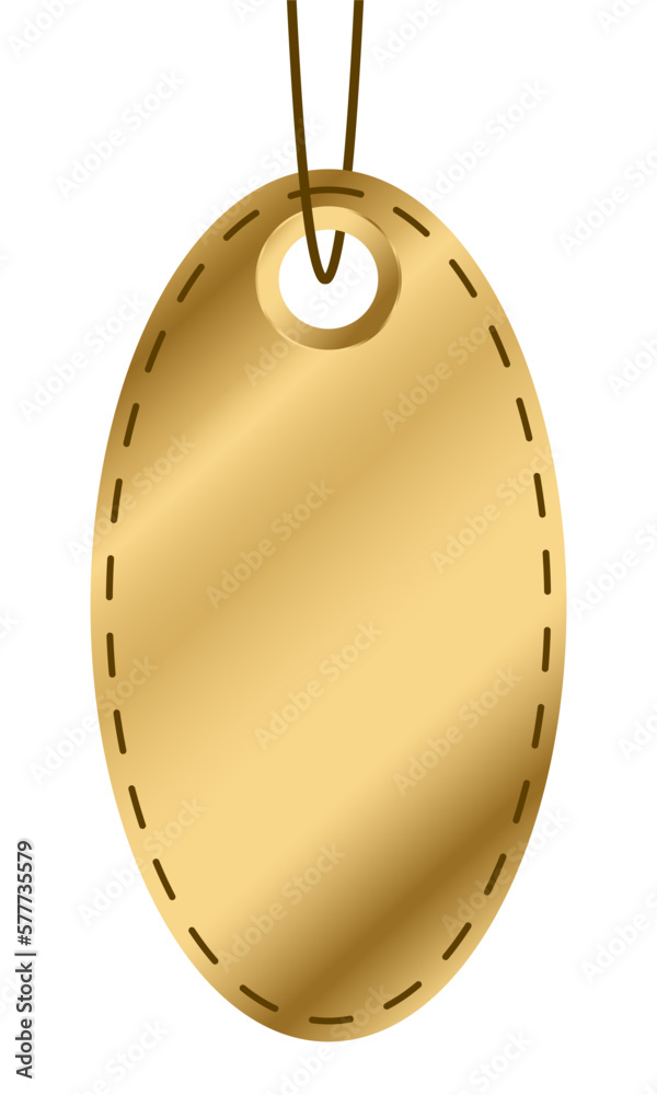 Gold price tag design. Gold price label. Gold price tag with dot. Blank ...