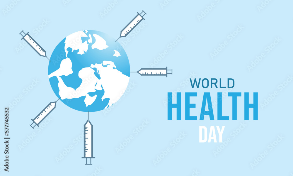 World Health Day is a global health awareness day.Template for ...