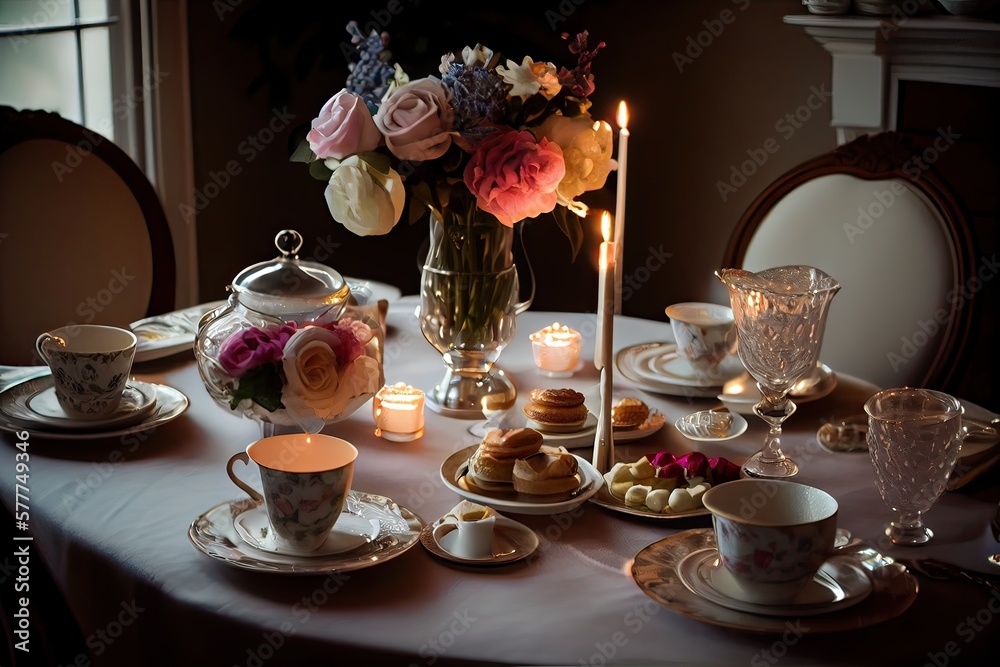 afternoon tea sandwich sweet. Afternoon tea with mini brioche canapes ...