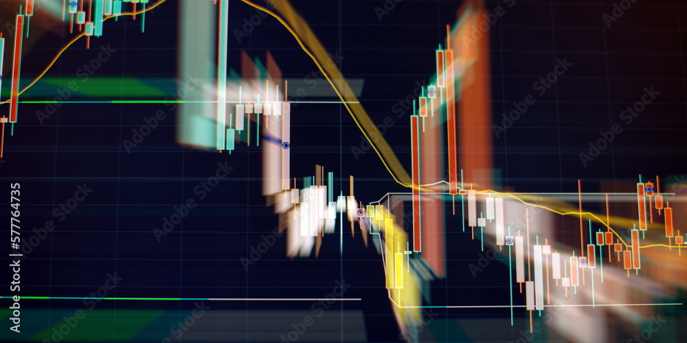 Analyzing investment statistics and indicators on dashboard for trading ...