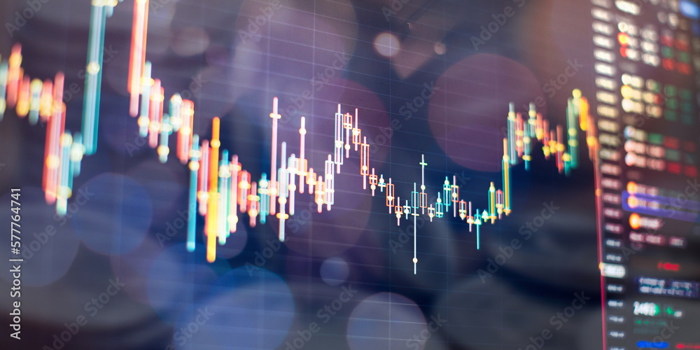Analyzing investment statistics and indicators on dashboard for trading ...