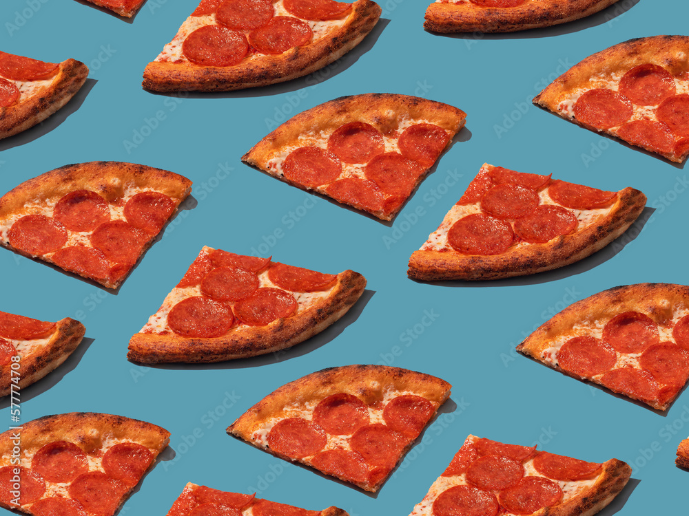 Pepperoni Pizza Pattern