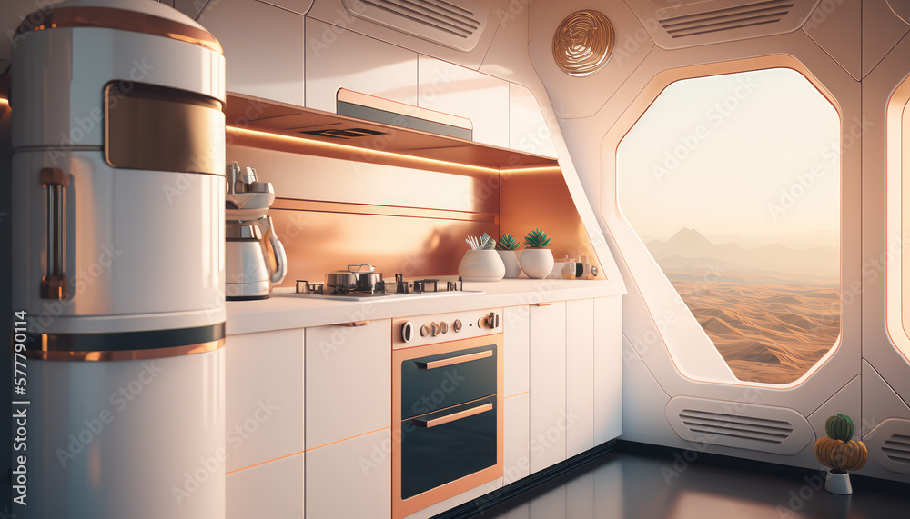 "The Futuristic Kitchen: An Architectural Photography", featuring a ...