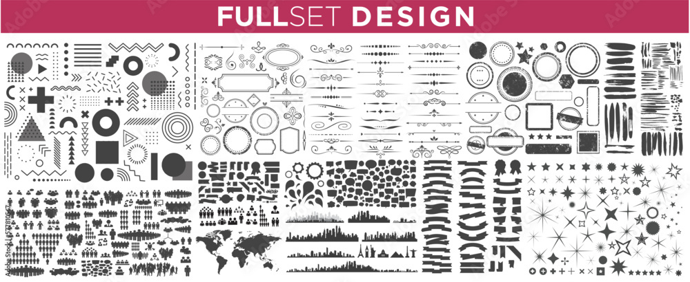 Collection formes Stock Vector | Adobe Stock