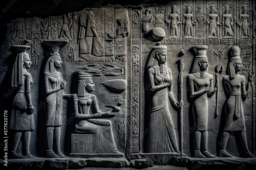 Egyptian hieroglyphs were the formal writing system used in Ancient ...