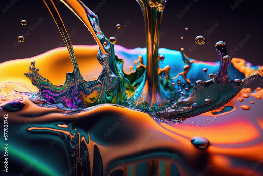 Liquid Metal Pouring Art - Multicolor Fusion and Texture in a ...