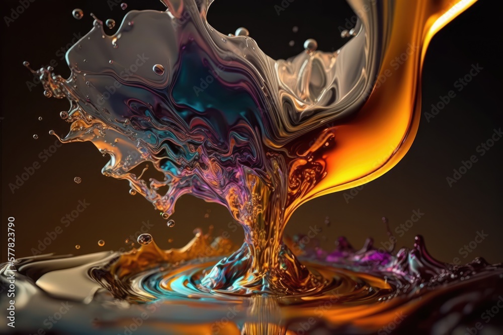 Liquid Metal Pouring Art - Multicolor Fusion and Texture in a ...