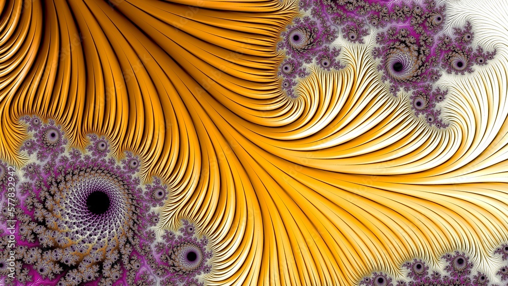 Fractal Complex Color Mandelbrot Set Detail Digital Artwork For