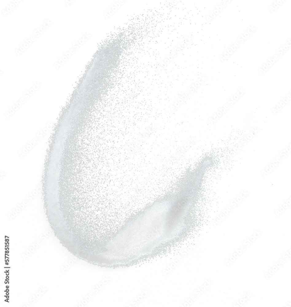 Million of white sand explosion, Photo image of falling down shower ...