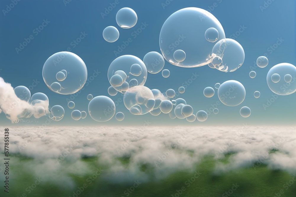 Steam gas condensation clouds floating isolated transparent backgrounds ...
